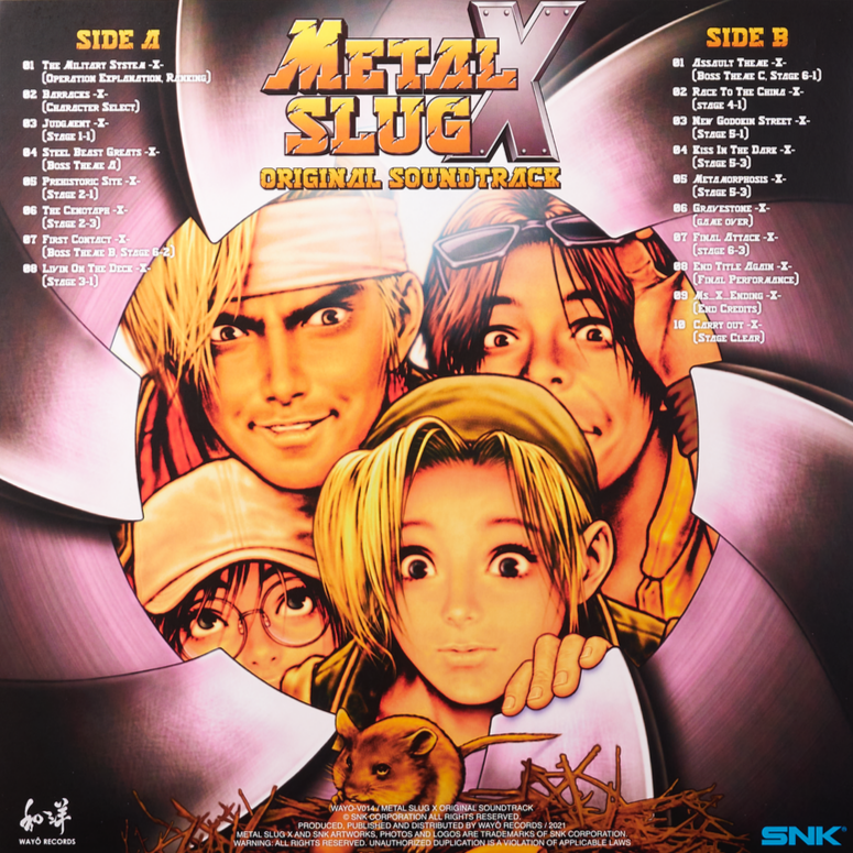 Metal Slug X Original Soundtrack-SNK Sound Team Vinyl-Helix Sounds